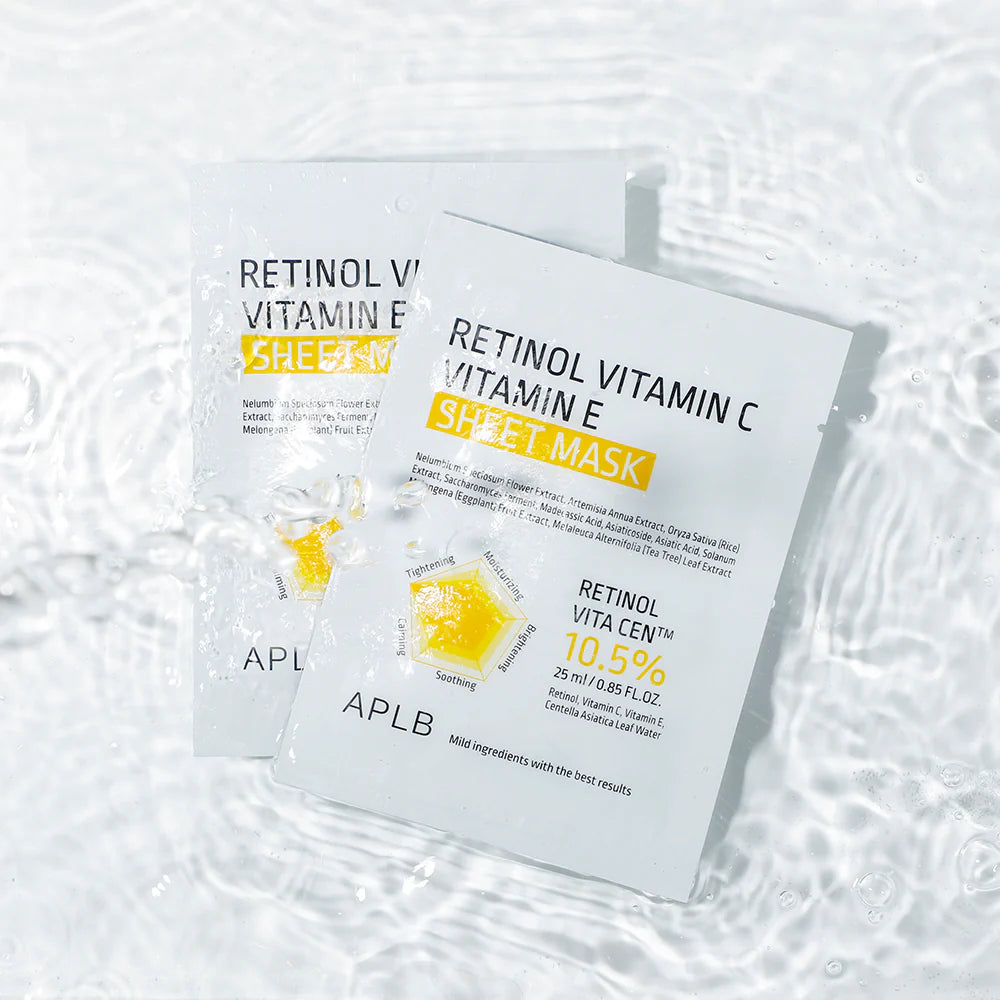 APLB APLB Retinol Vitamin C & E Sheet Mask | Saranghae